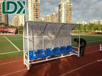 Quality Customized Football Subs Bench Shelter Area Bench For Stadium Substitute Bench for sale