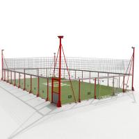 Quality Modular Outdoor Indoor Soccer Field Explosion Proof Custom Size Football for sale