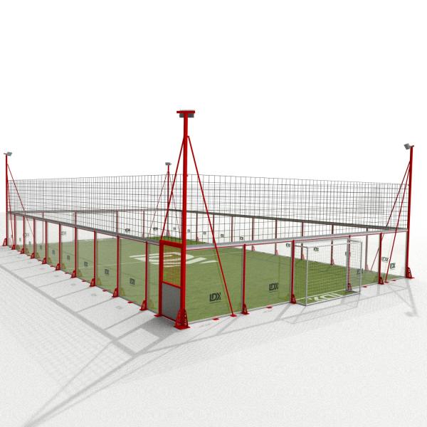 Quality Modular Outdoor Indoor Soccer Field Explosion Proof Custom Size Football Training Cage for sale