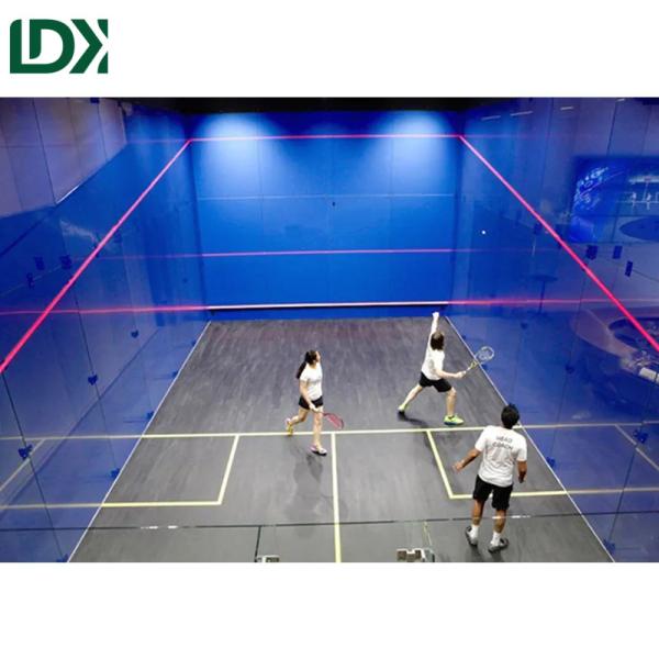 Quality LED Outdoor Backyard Squash Court Durable Wood Flooring Squash Facilities for sale