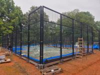 Quality Modular Squash Court Squash Training System Impact Resistant Single Double Glass for sale