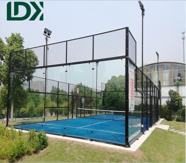 Quality Durable Padel Field Set Paddles Balls Customized Modular Padel Tennis Padel for sale