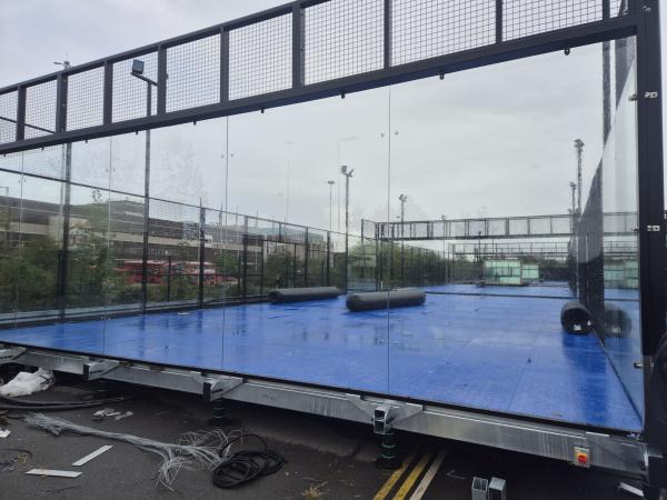 Quality Aesthetics Sports  Squash Court Full Glass Panoramic Sport Training Court for sale