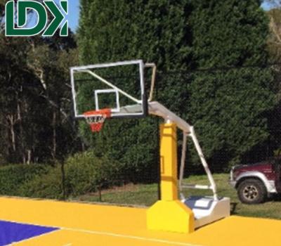 China Outdoor 2.25m Aerial Basketball System Stand Hoop Portable Basketball System for sale