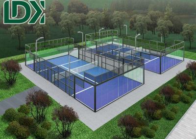 China Upgrade Game Toernooi Grade 360° Panorama Padel Court Outdoor Professionele padel sportapparatuur Te koop