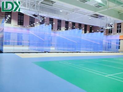 China Tempered Glass Professional Indoor Squash Court For Customized Single And Double Competition for sale