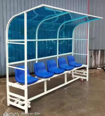 China High Grade Steel Material Soccer Team Shelter And Substitute Bench For Portable Outdoor Football Training Equipment for sale