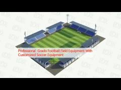 Equipo de campo de fútbol profesional Grado con equipo de fútbol personalizado