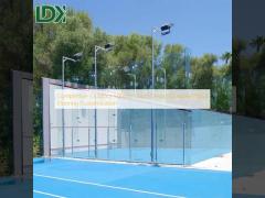 LED Outdoor Backyard Squash Court Durable Wood Flooring Squash Facilities Customization