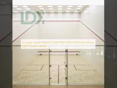 Ανθεκτικό εσωτερικό γήπεδο Squash με γυάλινο τοίχο