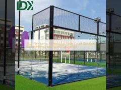 Campo da Padel Professionale Panoramico a 360° di Grado Torneo Esterno, Scelta Perfetta per Attrezzature Sportive