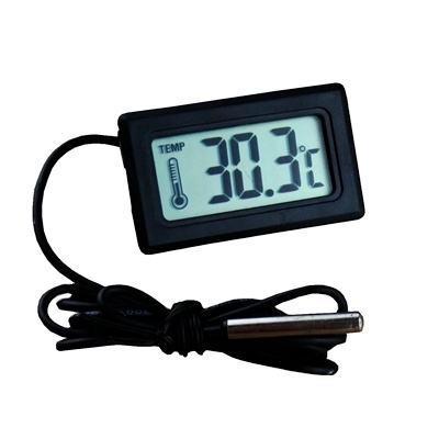 China TL8009A Indoor Outdoor Mini Digital Temperature Gauge With Meter Sensor Wire Digital Thermometer for sale