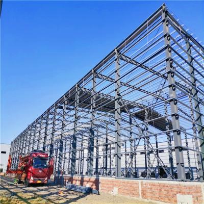 China Anti Corrosion Paint Modern Easy To Assemble Prefabricated Steel Workshop For Warehouses for sale