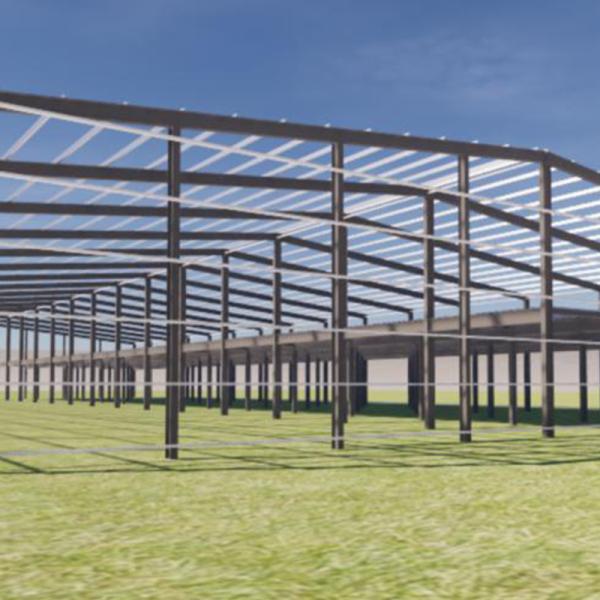 Quality Steel Structure Components For Building Strong Industrial Warehouses Commercial Centers for sale