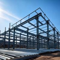 Quality Single Slope Roof Steel Structure Workshop For Fitness Sports Equipment for sale