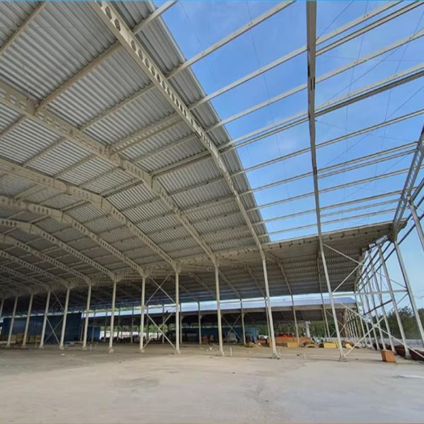 Quality Q355b Steel Space Frame Workshop Steel Structure Prefab Steel Structure Portal for sale