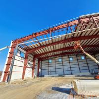 Quality Modern Clear Span Prefab Steel Garage Steel Structure Workshop Warehouse Shed for sale