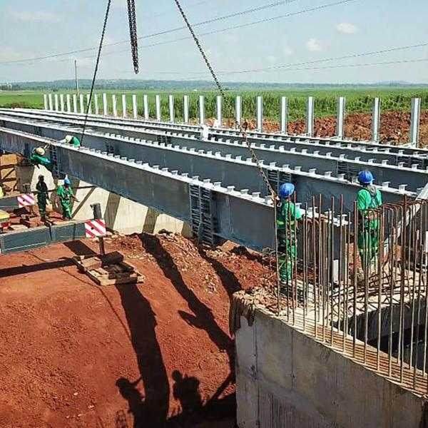Quality Heavy Duty Welded Bent Metal Low Carbon Structure Transportation Project Steel Bridge for sale