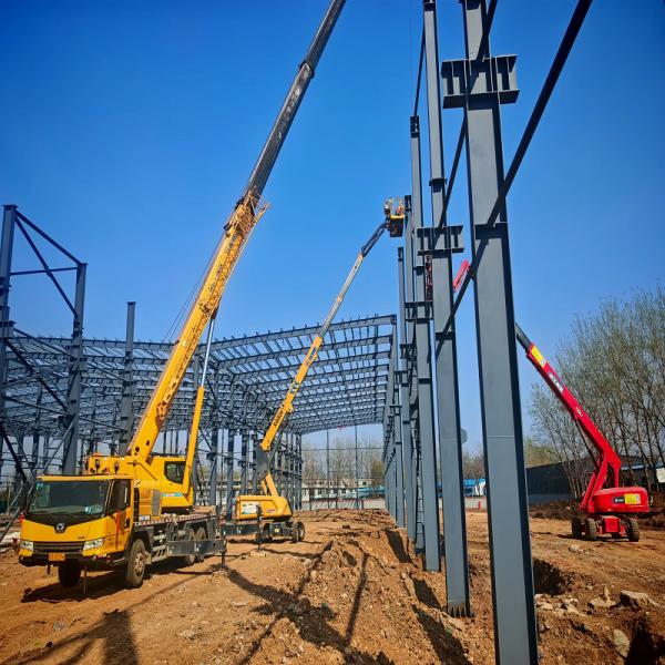 Quality High Strength Prefabricated Steel Structure Warehouse Panels For Logistics for sale