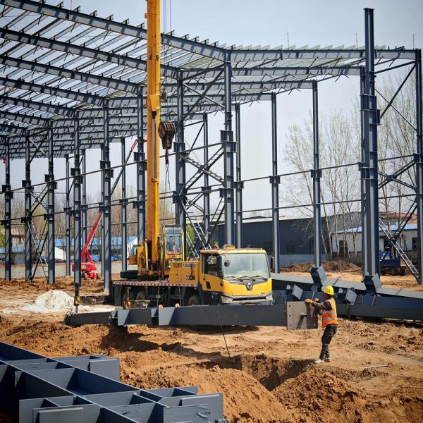 Quality High Strength Prefabricated Steel Structure Warehouse Panels For Logistics for sale