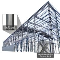 China Rapid Assembly Bolt Connected Steel Frame Building System Pre-Engineered Warehouse Workshop Structure No Welding for sale