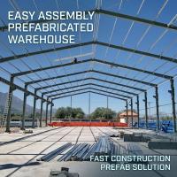 China Rapid Assembly Bolt Connected Steel Frame Building System Pre-Engineered Warehouse Workshop Structure No Welding for sale