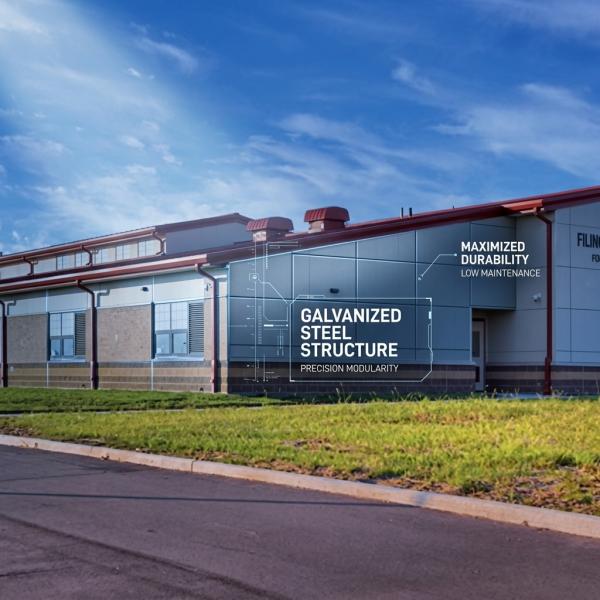 Quality Modular Prefabricated Steel Building School Classroom Rapid Deployment Africa Education Project for sale