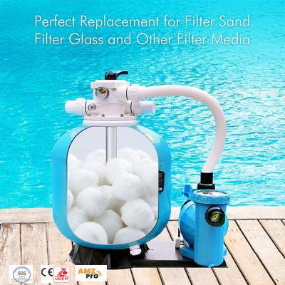 China Aquarium Filtration Media Fiber Fish Pond Filter Bio Balls for sale