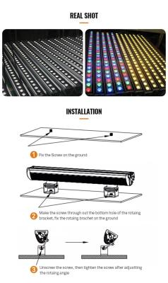 Cina L'alto potere IP65 Rgbw ha messo l'illuminazione all'aperto della rondella della parete del LED con Dmx512 in vendita