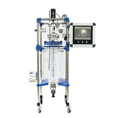 China 50L-100L PLC Glass Reactor for sale