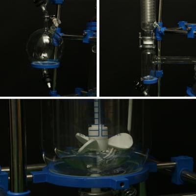 China De transparante van het het GlasReactorvat van Gaopeng Beklede Bewogen de Tankconstante roteert Snelheid Te koop