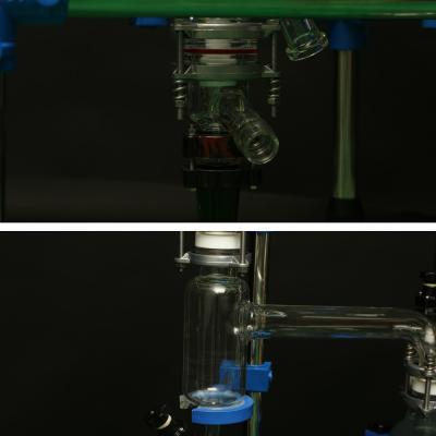 China De transparante van het het GlasReactorvat van Gaopeng Beklede Bewogen de Tankconstante roteert Snelheid Te koop