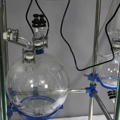 China 50l Jacketed Glass Reactor Vessel Corrosion Resistent Long Durability for sale