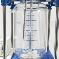 China Borosilicate 3.3 Single Layer Glass Reactor Explosion Proof Design Safe Processing for sale