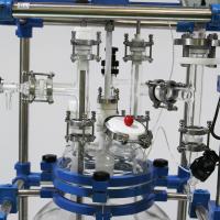 China Borosilicate 3.3 Single Layer Glass Reactor Explosion Proof Design Safe Processing for sale