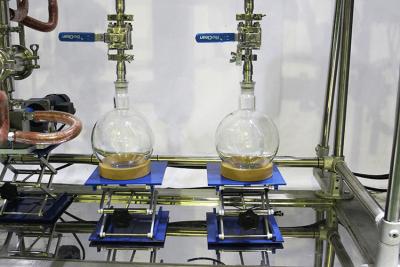 China Stainless steel Fractional Wiped film molecular distillation for sale