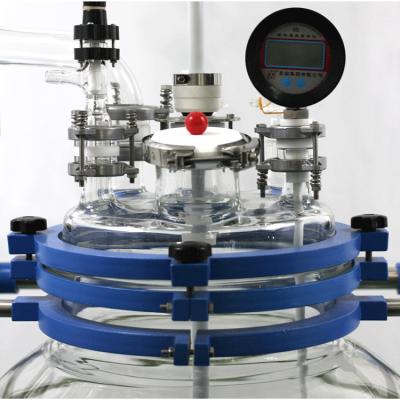 China Chemical Lab Glass Reactor , Jacketed Lab Reactors 20L 50L 100L 200L for sale