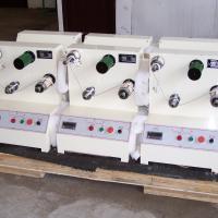 China Automatic Small Tape Rewinding Machine 150m/Min Core Loading Unloading Machine for sale