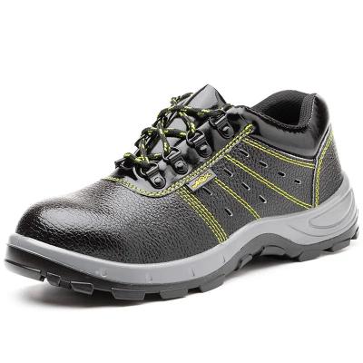 Chine Chaussures de sécurité de construction industrielle Chaussures en cuir noir pour hommes à vendre