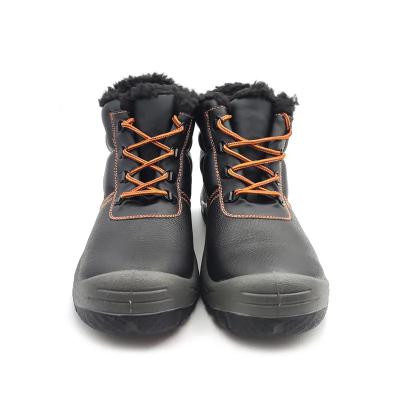 Cina Calzature di sicurezza invernali nere Scarpe impermeabili in lana resistenti in vendita