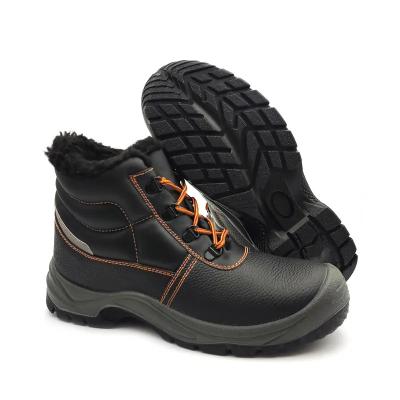 Cina Calzature di sicurezza invernali nere Scarpe impermeabili in lana resistenti in vendita