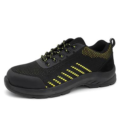 China Anti-puncture hardloopschoenen op maat Sneakers Veiligheidschoenen Zwart Te koop