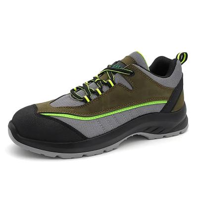 China Waterdichte composiet toe Echte leer veiligheidsschoenen Low Cut Casual Work Shoes Te koop