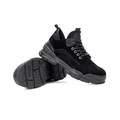 Cina Unisex Scarpe di pelle Crazy Horse Giallo Calzature di sicurezza da piedi in acciaio Unisex in vendita
