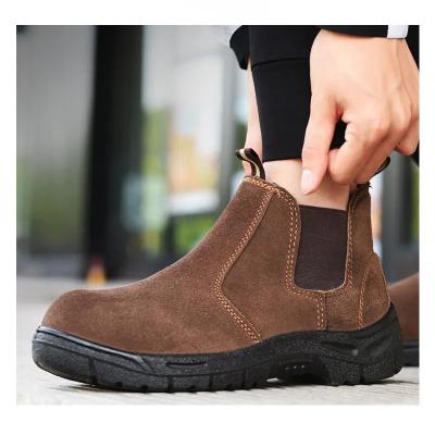 Cina Scarpe anti-urto elettrico marrone S3 Scarpe di sicurezza anti-slip in vendita
