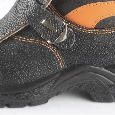 Cina Calzature di sicurezza senza pizzo da calzature da lavoro in cuoio da uomo in vendita