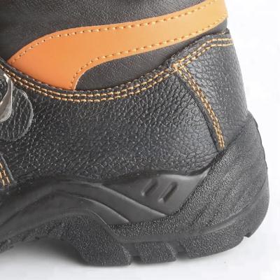 Cina Calzature di sicurezza senza pizzo da calzature da lavoro in cuoio da uomo in vendita