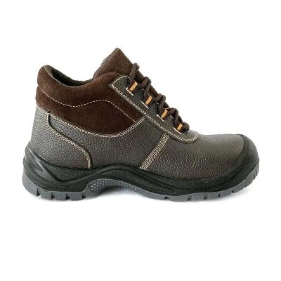 Cina Scarpe da lavoro di sicurezza in acciaio nero Scarpe da lavoro in acciaio in pelle unisex Scarpe da lavoro ESD in vendita
