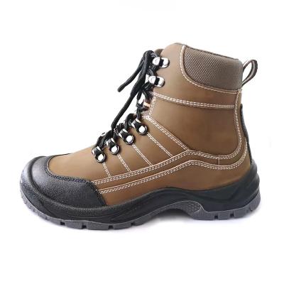 China Zware beveiligingswerklaarzen Bruin Mensen waterdichte niet-slip schoenen Te koop