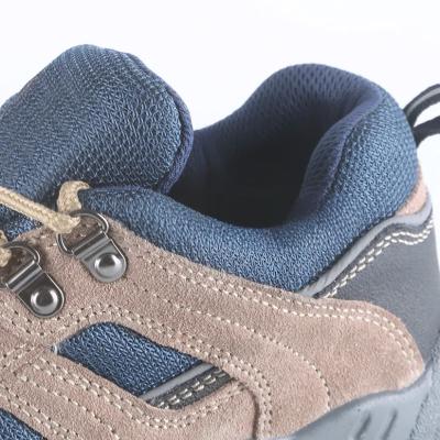 Cina Calzature di sicurezza confortevoli in pelle di camminera Stivali da scarpone in acciaio da esterno Marrone in vendita